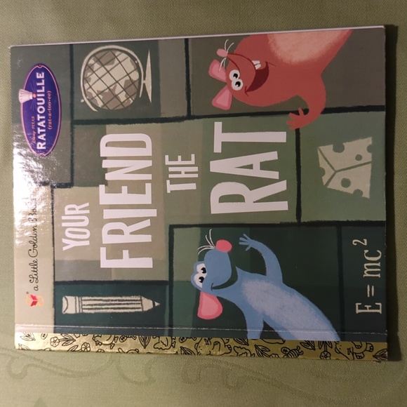 Disney | Other | Disneys Ratatouille Your Friend The Rat Little Golden ...